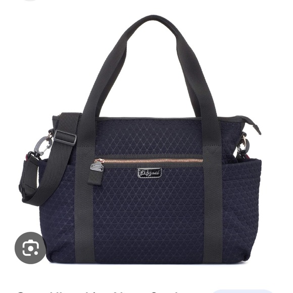 Accessories | Cara Ultra Lite Navy Scuba Diaper Bag By Babymel | Poshmark